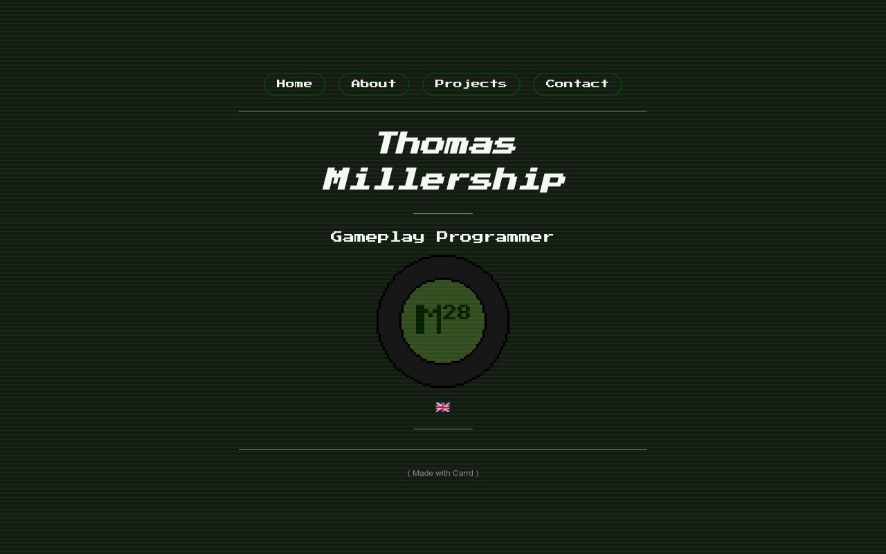 Thomas Millership Portfolio